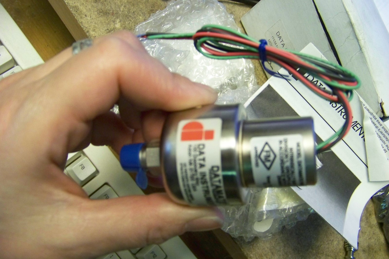 nos data instruments 9303006 honeywell sst pressure transducer dm500 1/ ...