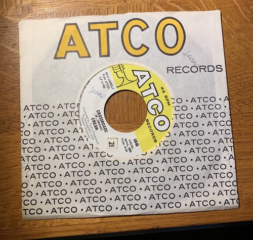 CREAM Crossroads 1969 USA 7" vinyl single Passing The Time 45 eric ...
