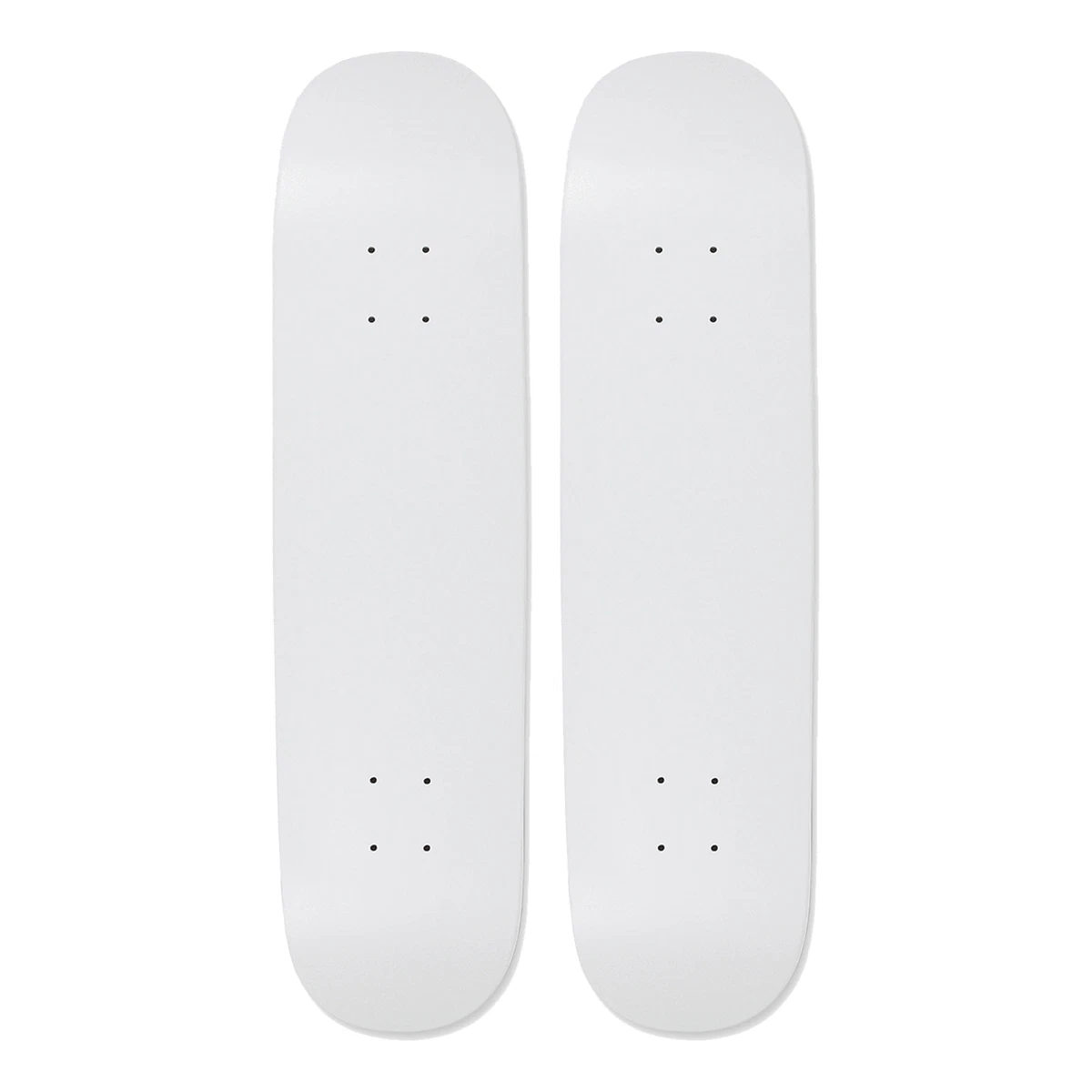 Blank White Skateboard Decks