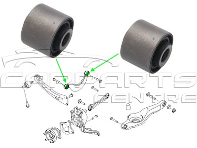 FOR MAZDA 3 and 5 2003-2009 2 REAR UPPER SEMI-TRAILING CURVED CONTROL ...