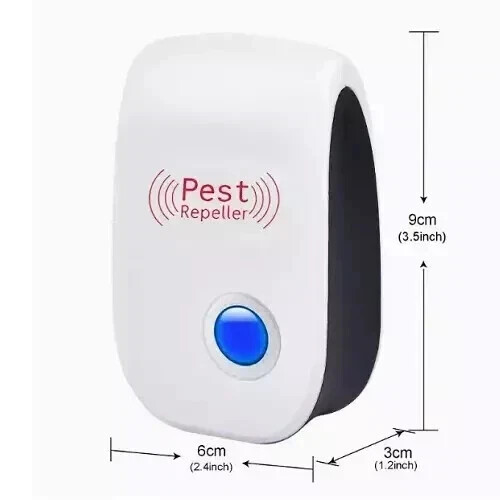 6 pcs Ultrasonic Pest Repeller Control Electronic Repellent Mice Bug ...
