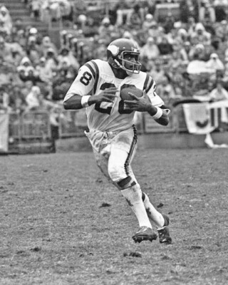 1977 Minnesota Vikings AHMAD RASHAD Glossy 8x10 Photo NFL Football ...