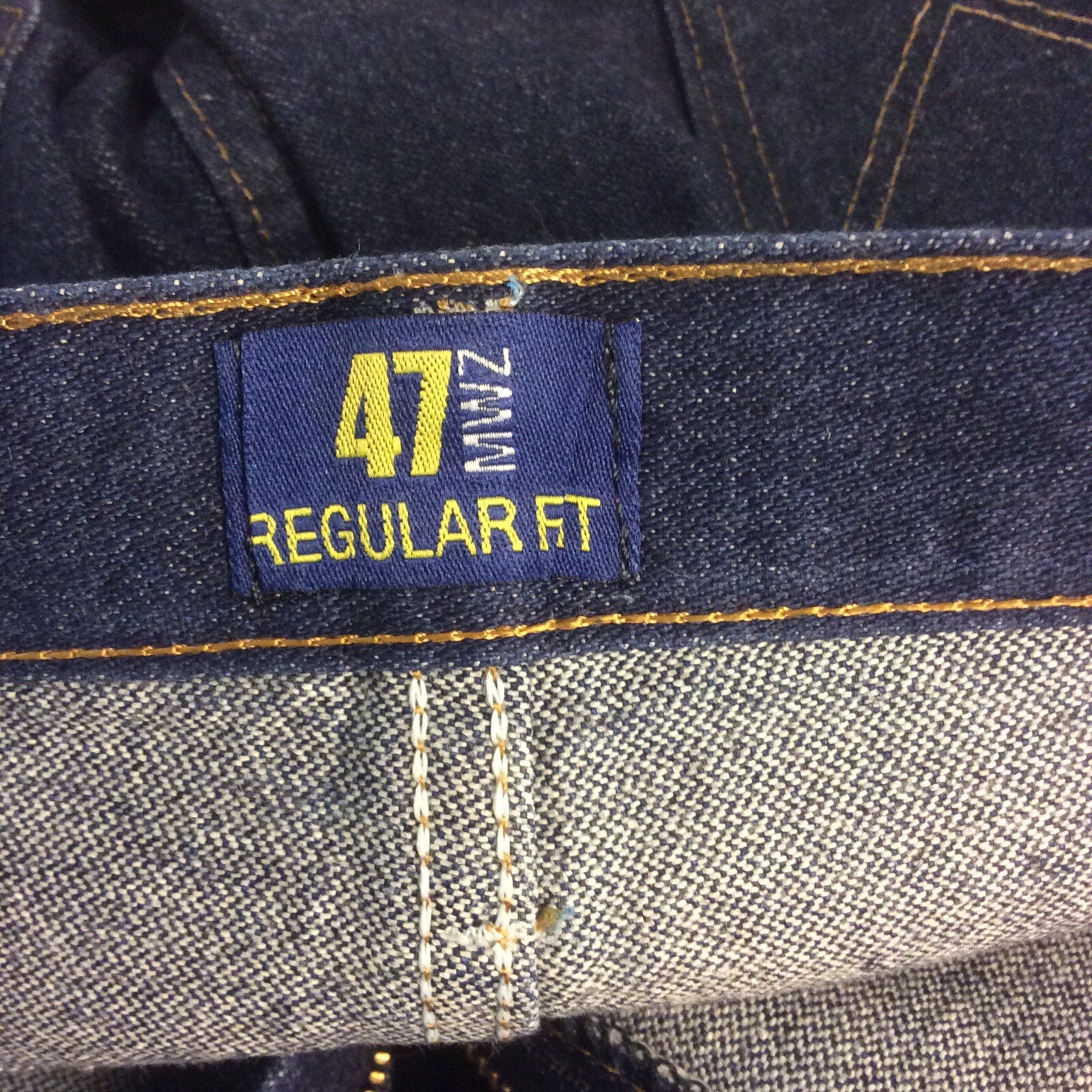 40 x 34 (40- x 35.5) Wrangler 47MWZPW Men’s Jeans ~ Creased & Starched ...