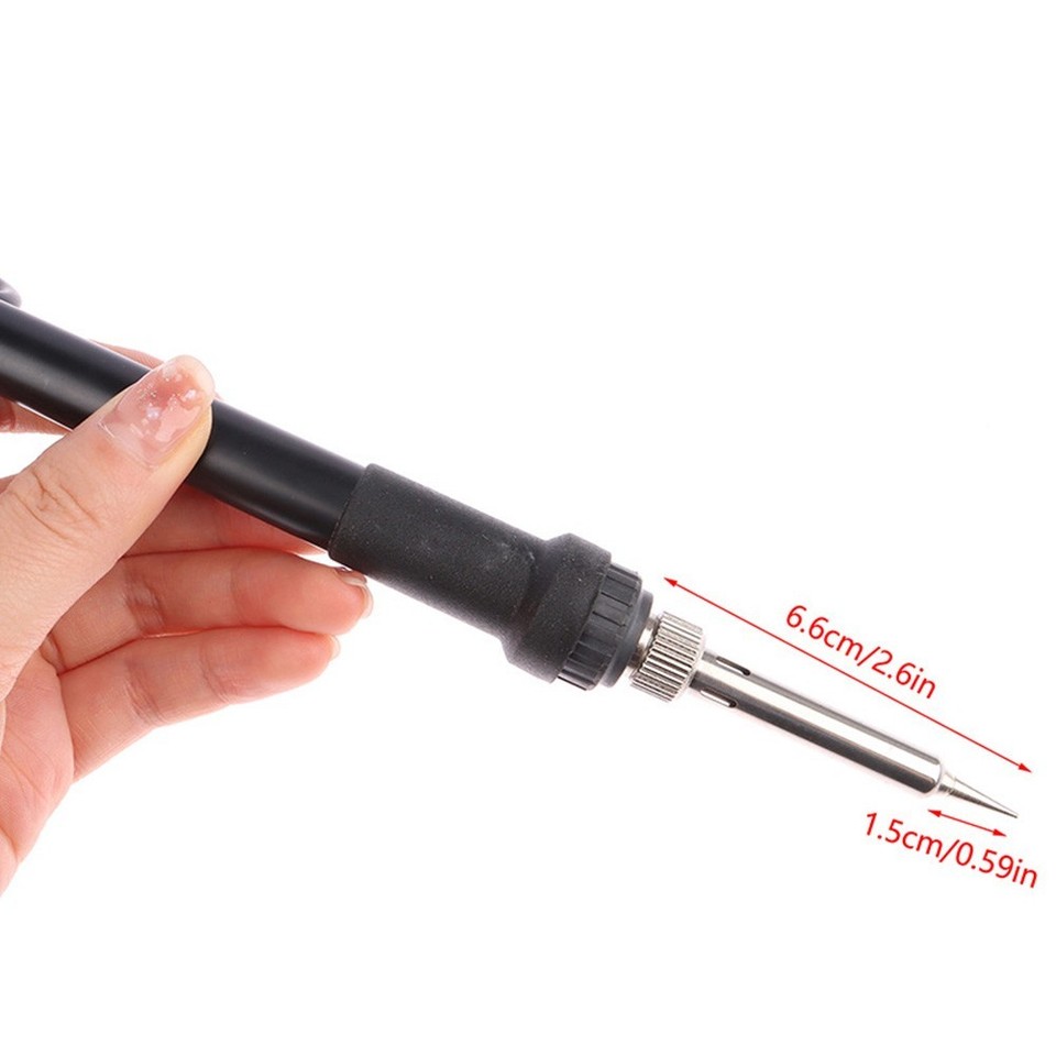 Electric Soldering Iron Handle 5 Pin Welding Head Compatible with For ...