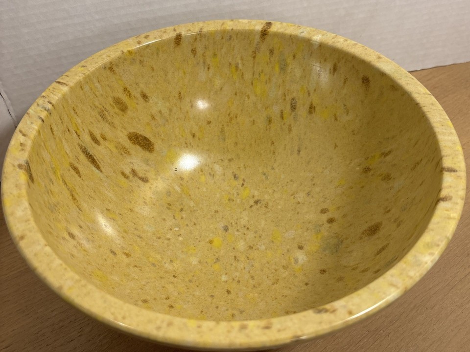 VTG TEXAS WARE 118 Beige Melmac Confetti Splatter Melamine Mixing Bowl ...