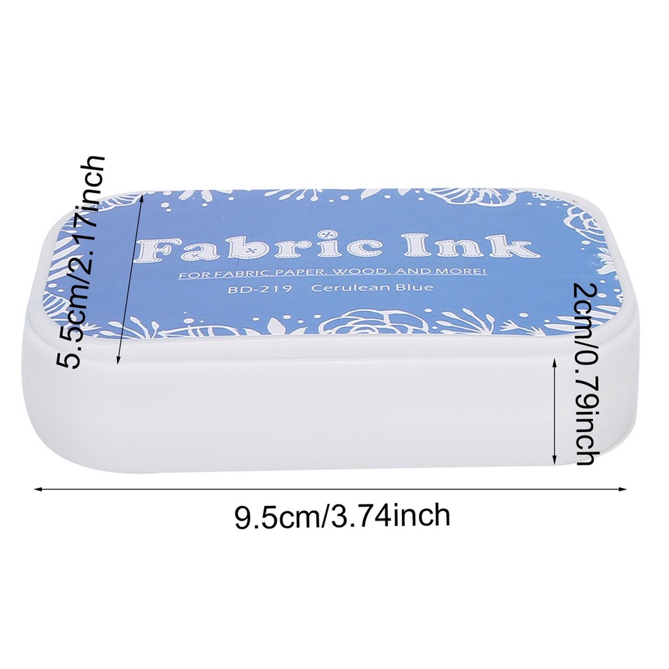 Sponge Schedule Book Scrapbook Colorful Stamp Ink Pad Painting(Sky Blue ...