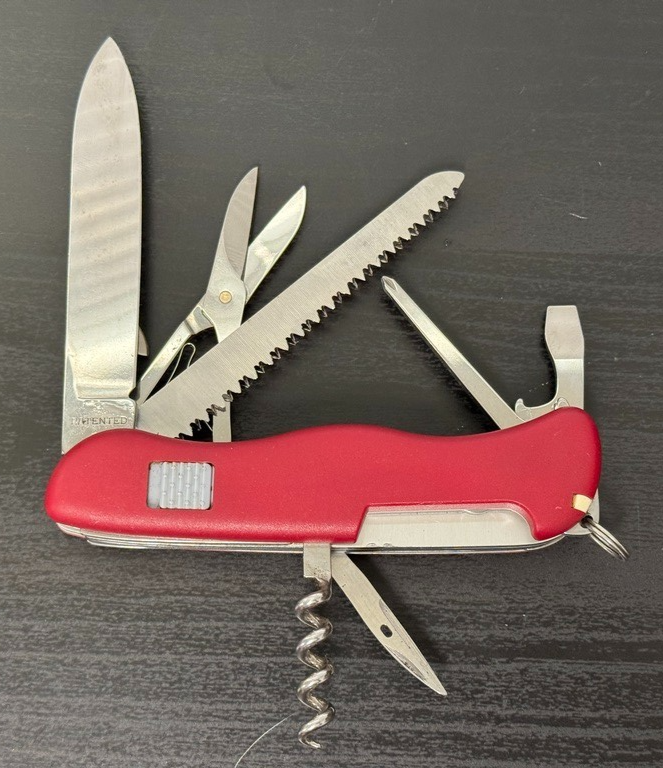 Victorinox Outrider Slide Locking Swiss Army Knife 111mm Red | eBay