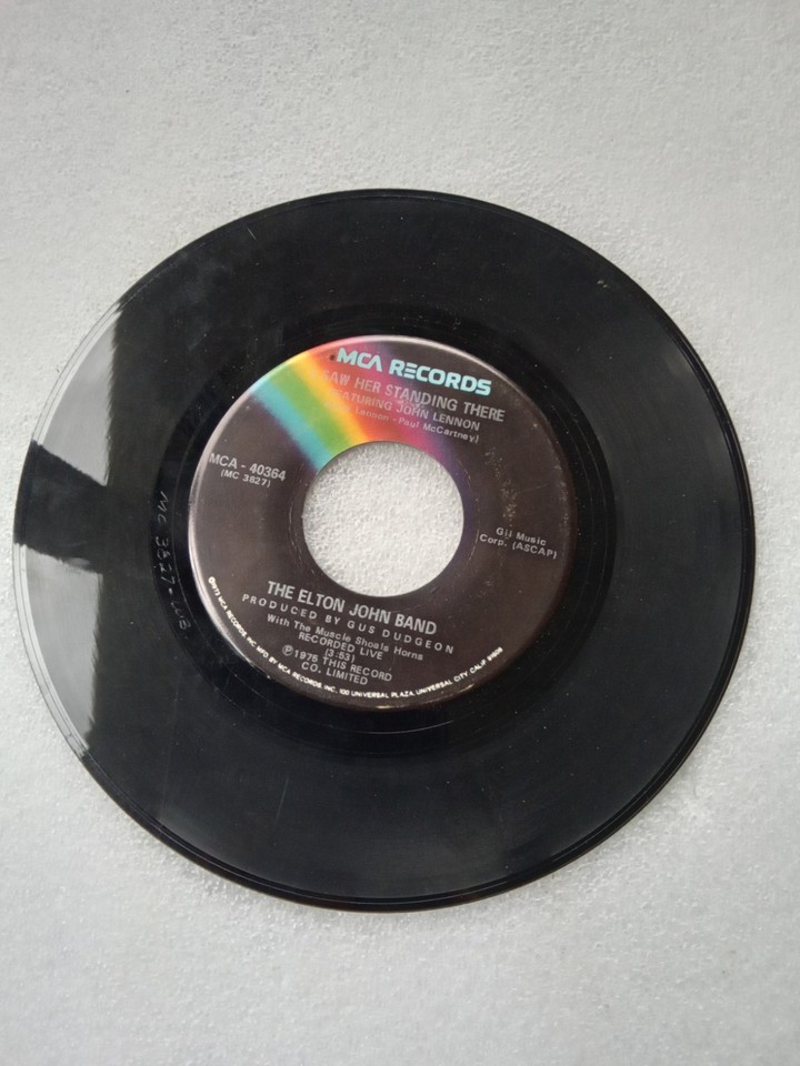 Elton John – Philadelphia Freedom / I Saw Her Standing There, 45 RPM ...