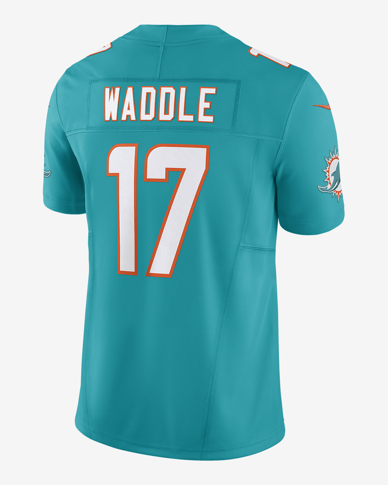 Nike Men's Miami Dolphins Jaylen Waddle NFL Football Jersey, Aqua, Size ...