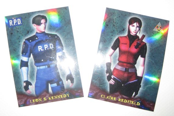 RESIDENT EVIL Trading Cards CHROMIUM INSERT SET Complete 9 card Set ...