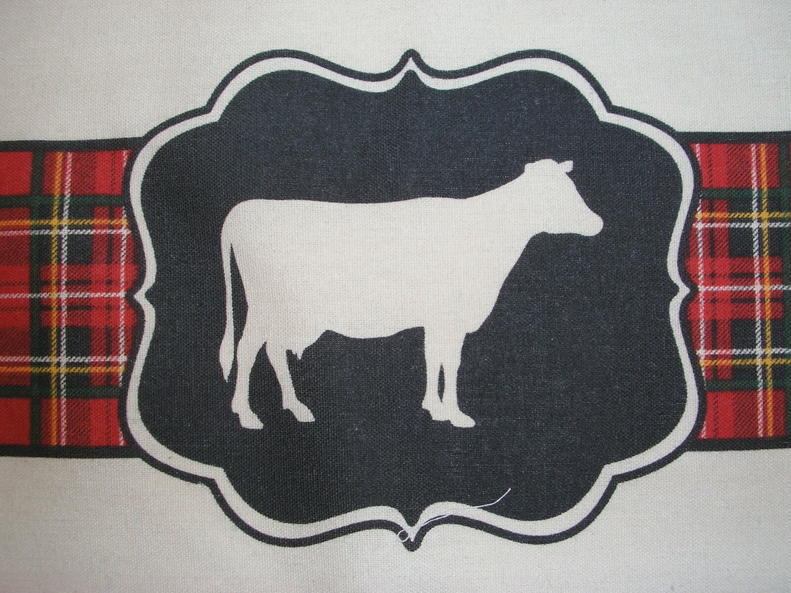 Country Plaid Farm Animal Placemats by Bella Bugg Set Of 4 Rooster Pig ...