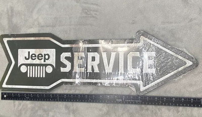 Jeep Service Sign Parts Garage Vintage Style Gas Oil Bar Pub Lift Kit ...