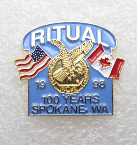 1998 USA & Canada 100 Years Spokane Washington WA Lapel Pin (C57) | eBay