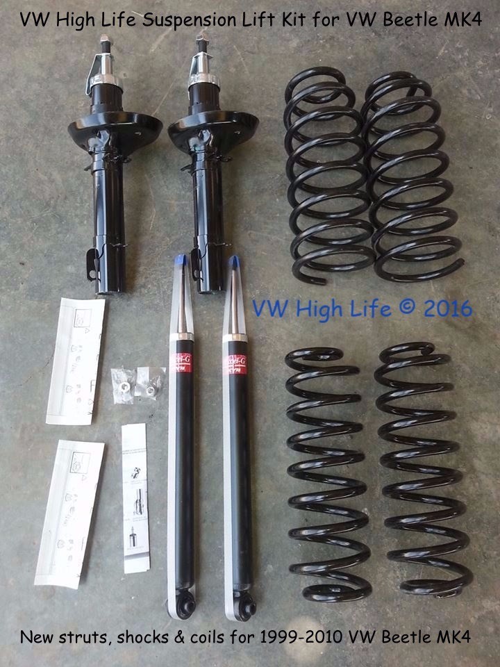 Lift Kit for VW MK4 Beetle 1998-2010 VW High Life Stage 1 Suspension ...
