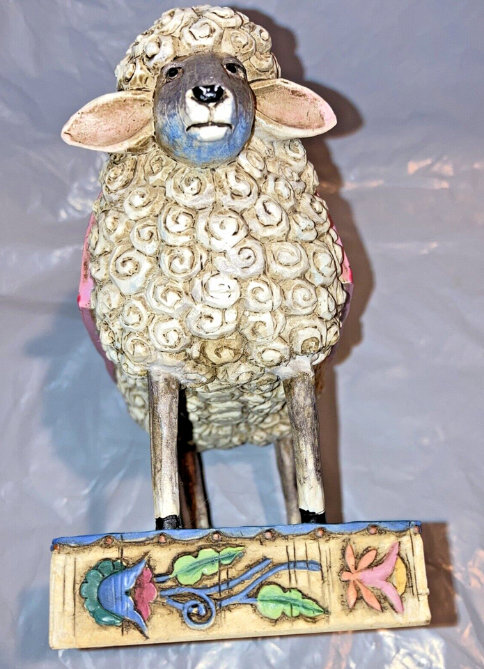 Vintage Jim Shore Sheep "Peace In The Valley" Quilt Heartwood Creek ...