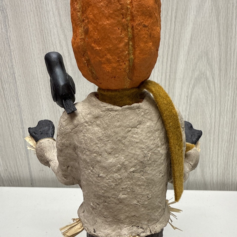 Craig Yenke Jester the Scarecrow Figurine Paper Mache Papier Vintage ...