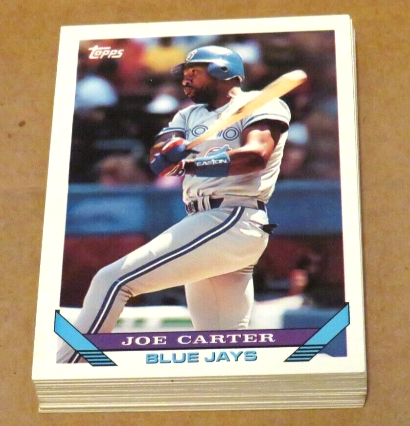 Toronto Blue Jays Joe Carter 1993 Topps Team Set 28 Cards | eBay
