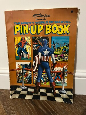 Stan Lee Presents The Mighty World of Marvel PIN-UP BOOK 1978 | eBay