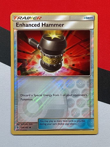 Enhanced Hammer Reverse Holo Trainer 124/145 Pokemon Guardians Rising ...