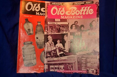 2 VTG "OLD BOTTLE MAGAZINES" FROM THE 1970S; INCLUDES ARTICLES ...