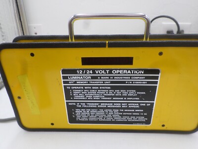 One Surplus Luminator 510045-001 Bus Destination Sign MTU Message ...