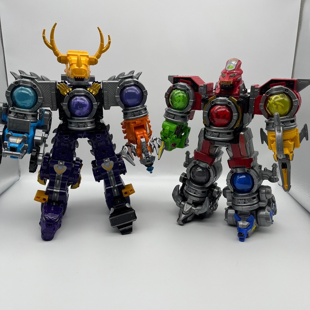 Power Rangers Uchu Sentai Kyuranger DX Kyurenoh Ryuteioh Megazord Set ...