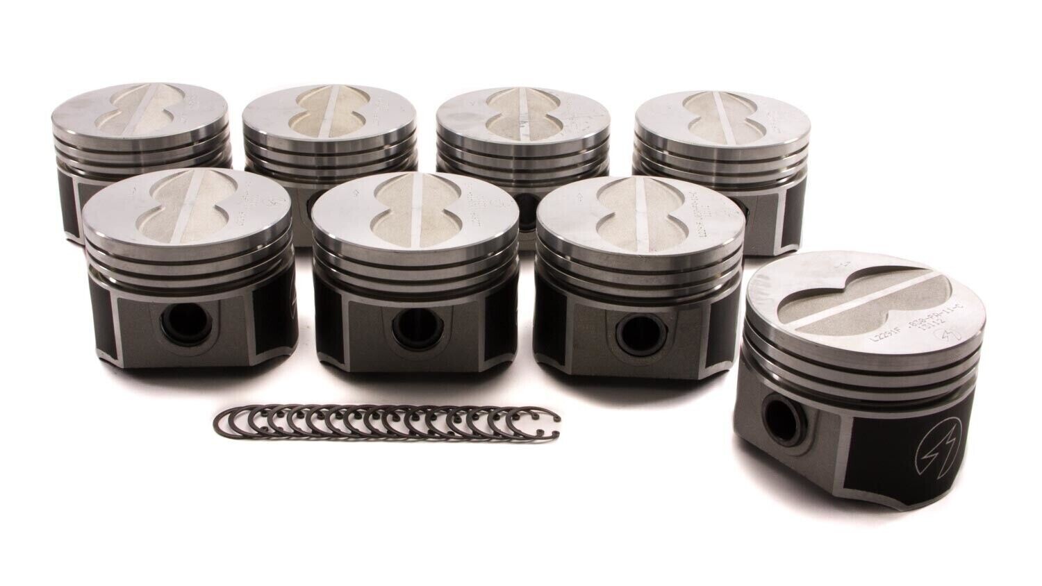 Ford 390 V8 FE .030 SPEED PRO Forged Coated Flat Top 4vr 4Bbl Piston ...