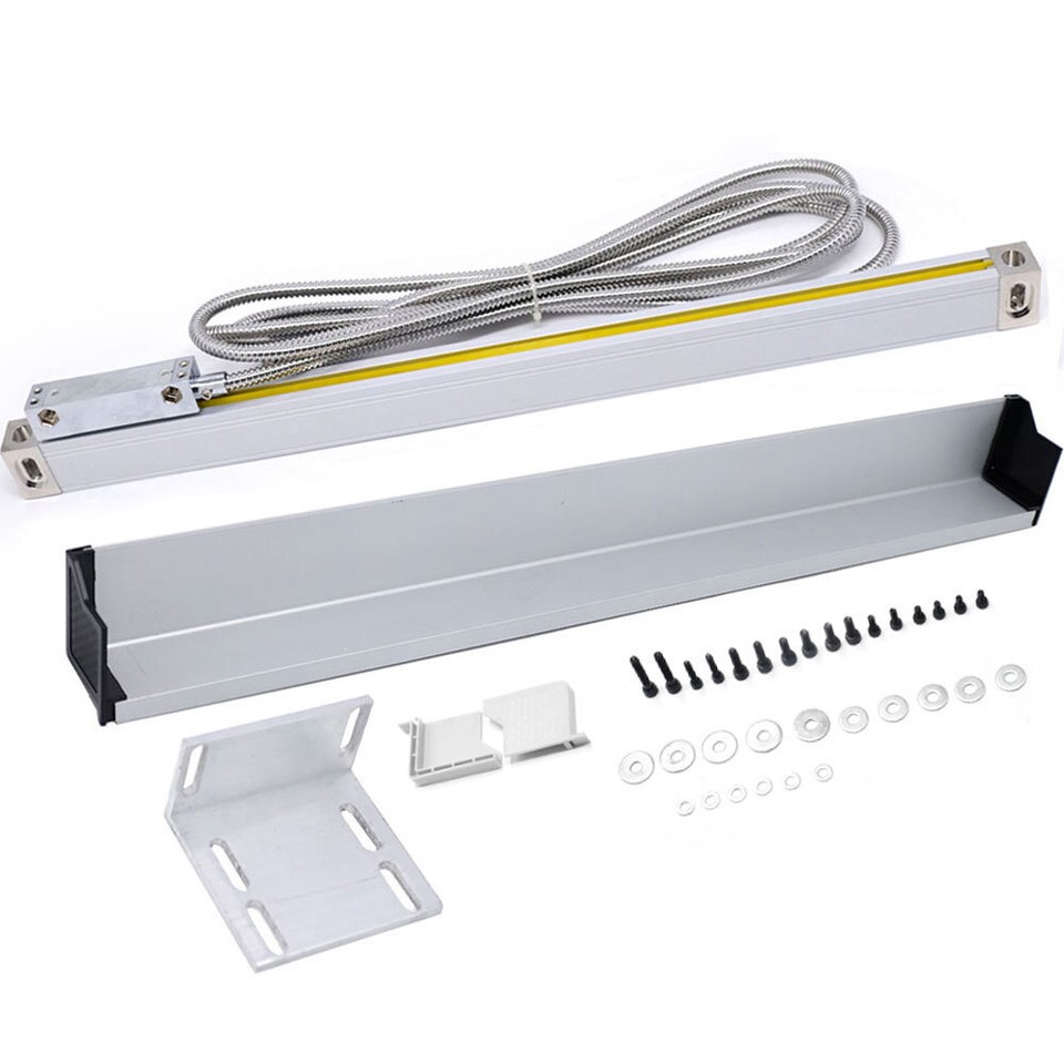 ToAuto 5um Linear Scale 100-1000MM Linear Glass Scales for Bridgeport ...