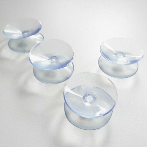 20/25/30/35mm Double Sided Suction Cups Clear Plastic Rubber Window ...