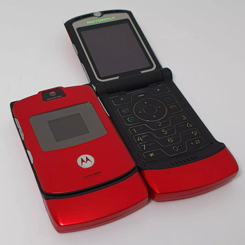 Motorola RAZR V3 Unlocked Flip GSM 850 /900 /1800 /1900 Bluetooth ...