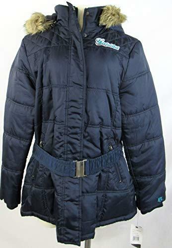 Miami Dolphins Womens Size 2X-Large Winter Parka Coat Jacket A1 1151 | eBay