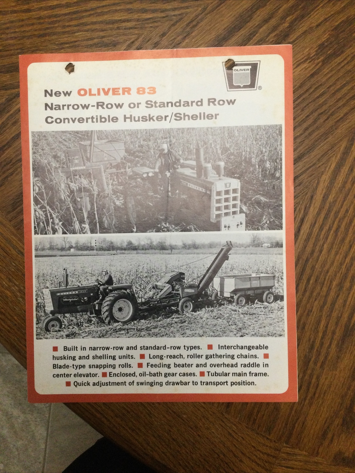 Oliver 83 Convertible Husker Sheller Picker Brochure | eBay