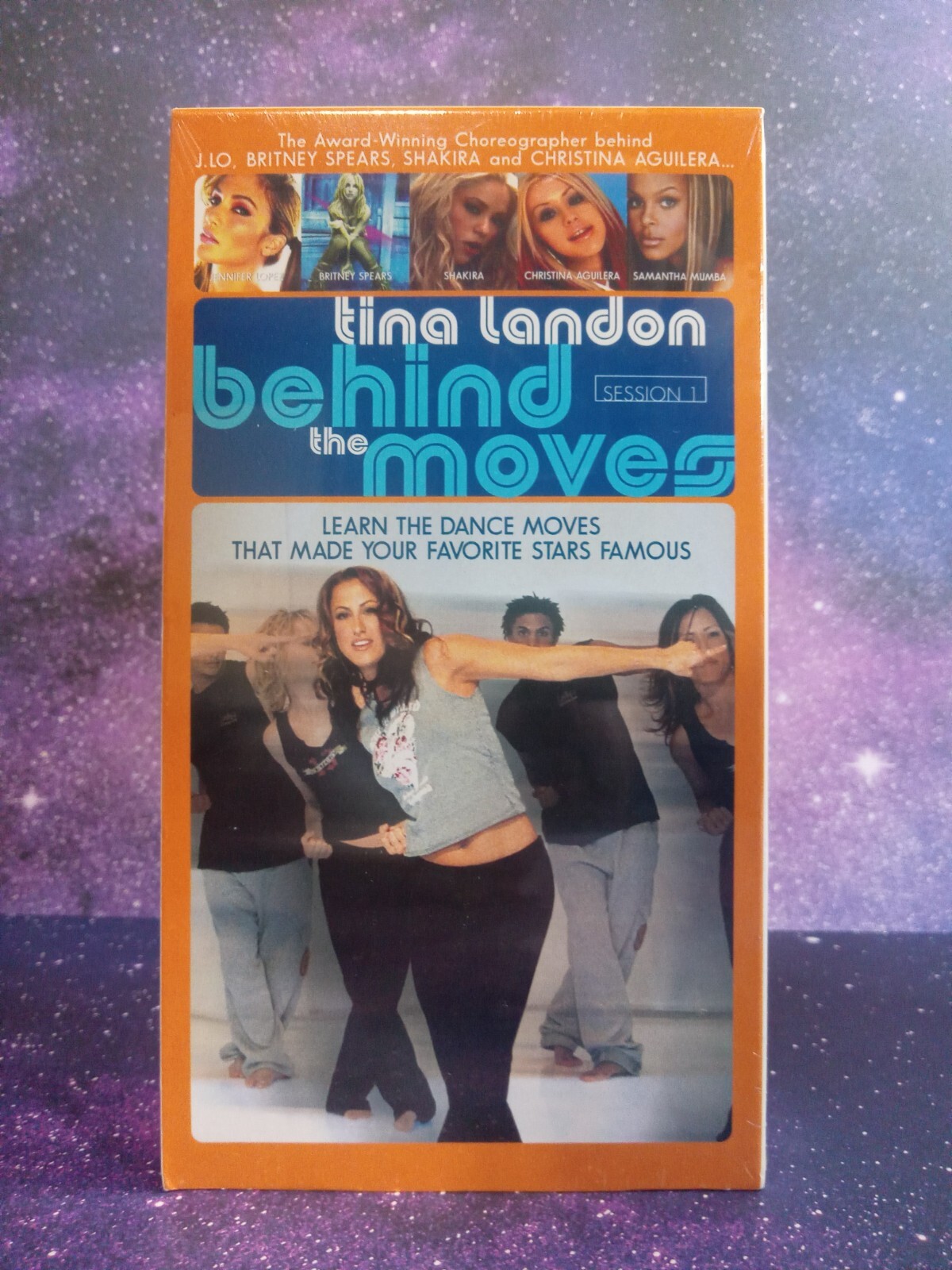 Tina Landon Behind the Moves VHS Tape 90s Pop Choreography SEALED SHIPS ...