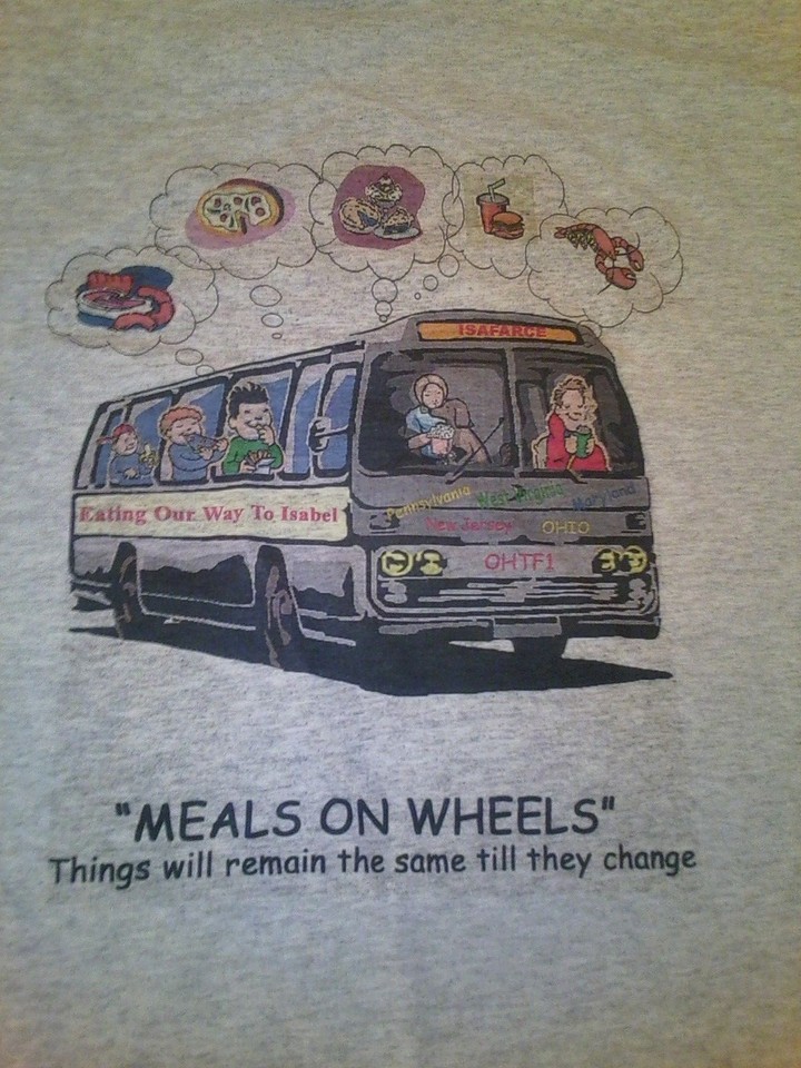 T-SHIRT, OHIO TASK FORCE ONE "USAR" GRAY, FEMA, HURRICANE ISABEL ...