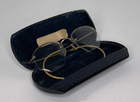 Antique B&L SHURON 1/10 12K Gold Filled Rimless Vintage Eyeglasses With ...