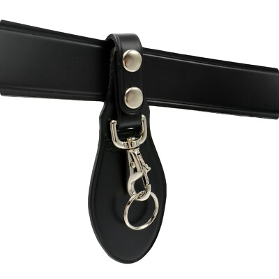 Corrections Leather Key Holder Scabbard Chrome Pants Protector Backer ...