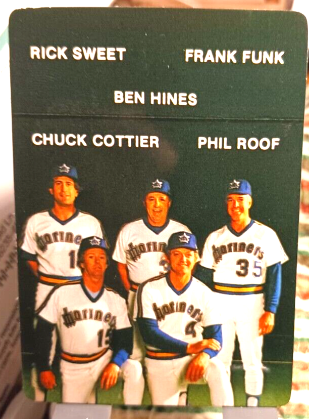 1984 Mother's Cookies Baseball Card Set of Seattle Mariners (NM) Free ...