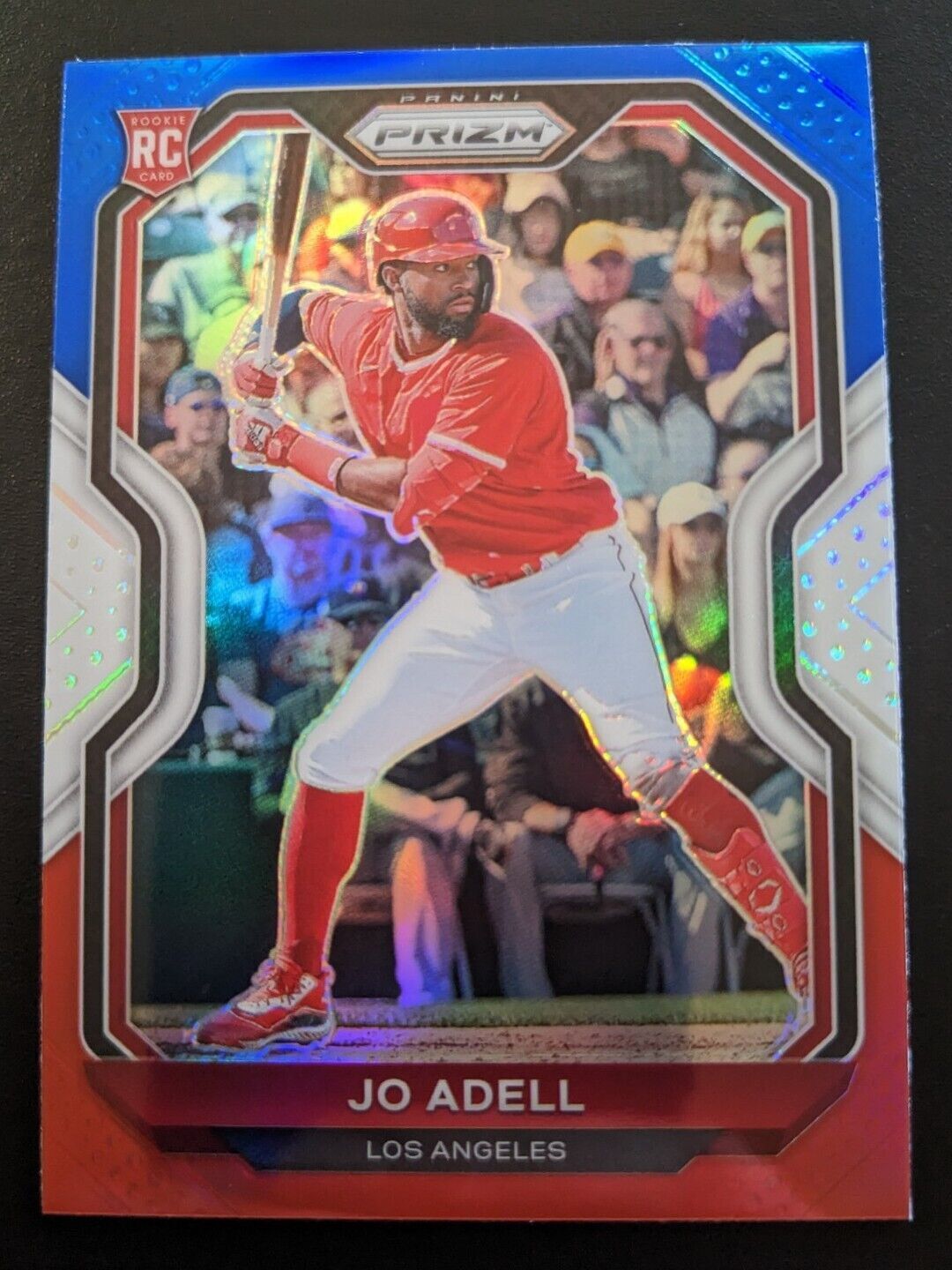 2021 Panini Prizm Jo Adell #191Red White Blue Parallel Rookie Angels | eBay
