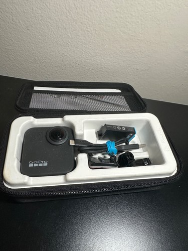 GOPRO MAX 360 ACTION CAMERA BUNDLE WITH BATTERY & CASE CHDHZ-201 16.6MP ...