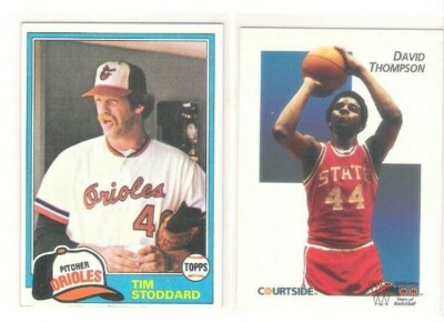1981 Topps 1992 Courtside North Carolina State David Thompson Tim ...