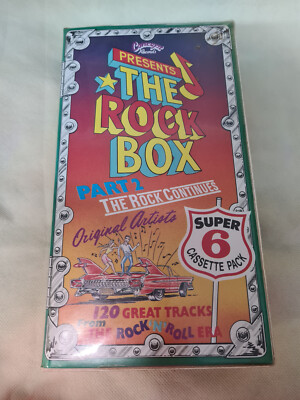 The Rock Box Part 2 - 6 Cassette Box Set 120 Tracks Rock N Roll Era ...