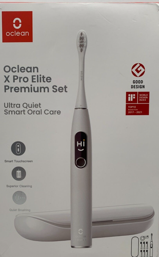 Oclean X Pro Digital Set Elektrische Schallzahnbürste silber Bluetooth Timer 6970810552584 | eBay.de