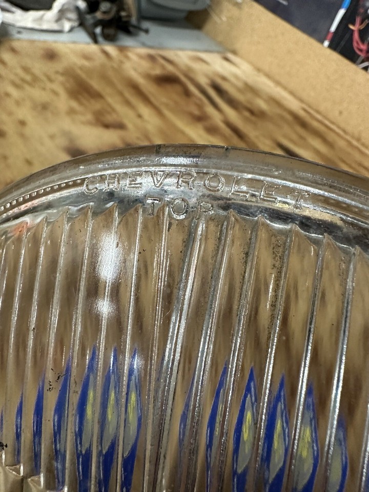 1941 CHEVY TILT RAY 8" CONVEX HEADLIGHT LENS | eBay