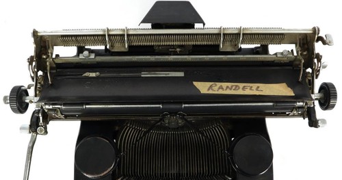 Vintage 1930s LC Smith Corona Statistical Black Typewriter 14" Carriage ...