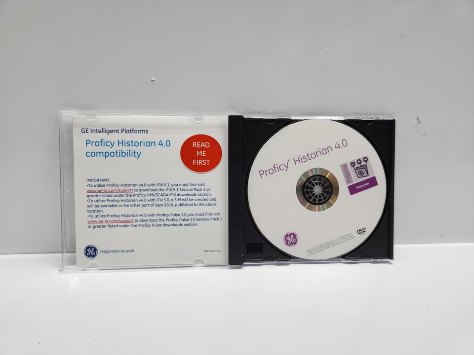 GE PROFICY HMI/SCADA CIMPLICITY 8.1 AND HISTORIAN 4.0 SOFTWARE DVD ROM ...