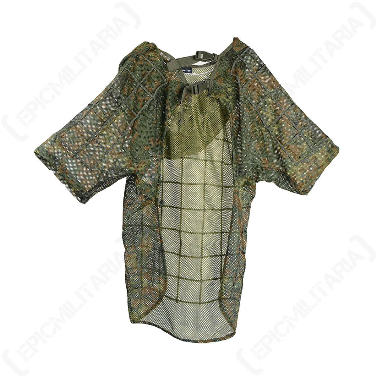 Flecktarn Ghillie Sniper Cape - Outdoor Paintball Airsoft Camo Print ...