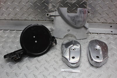 63-66 HONDA CA95 ENGINE SPROCKET COVER W/ FORK COVERS & AIR BOX BRACKET ...