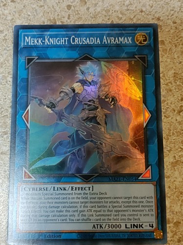 Mech-knight Crusadia Avramax *Super Rare* MAZE-EN054 1st Edition NM | eBay