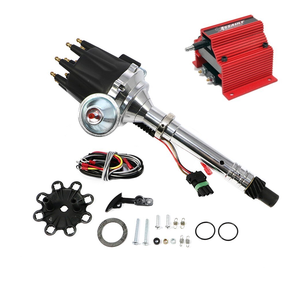 Pro-Billet SBC BBC Chevy 327 350 400 427 454 Distributor Small Black ...