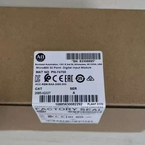 AB 2085-IQ32T SER A Micro800 32 Point Digital Input Module New Factory ...